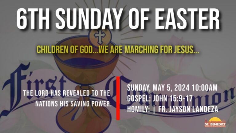 Celebrating the 6th Sunday of Easter - Wheelermethodist.org